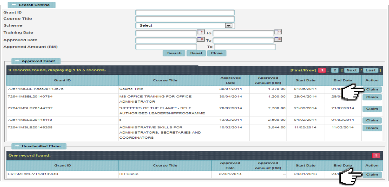 HRD Corp Claimable Course Claim - Training Provider HRD Corp Claimable Course Claim - Training Provider